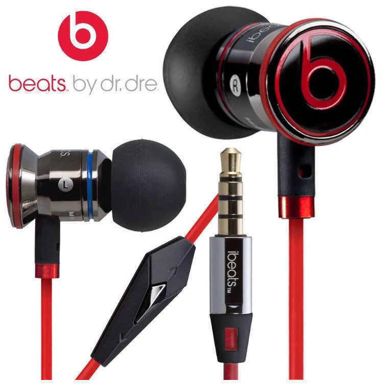 iBeats In-Ear Headphones by Dr Dre from Monster Series - Black/White ...