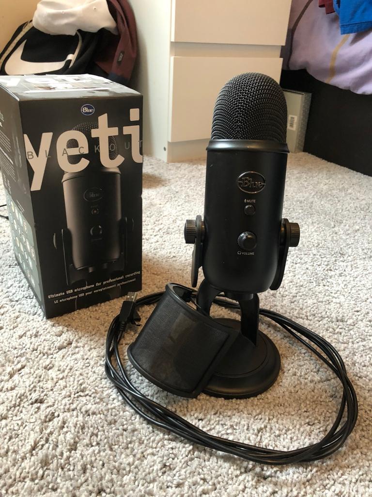 Black Edition Blue Yeti Microphone | Quick Market